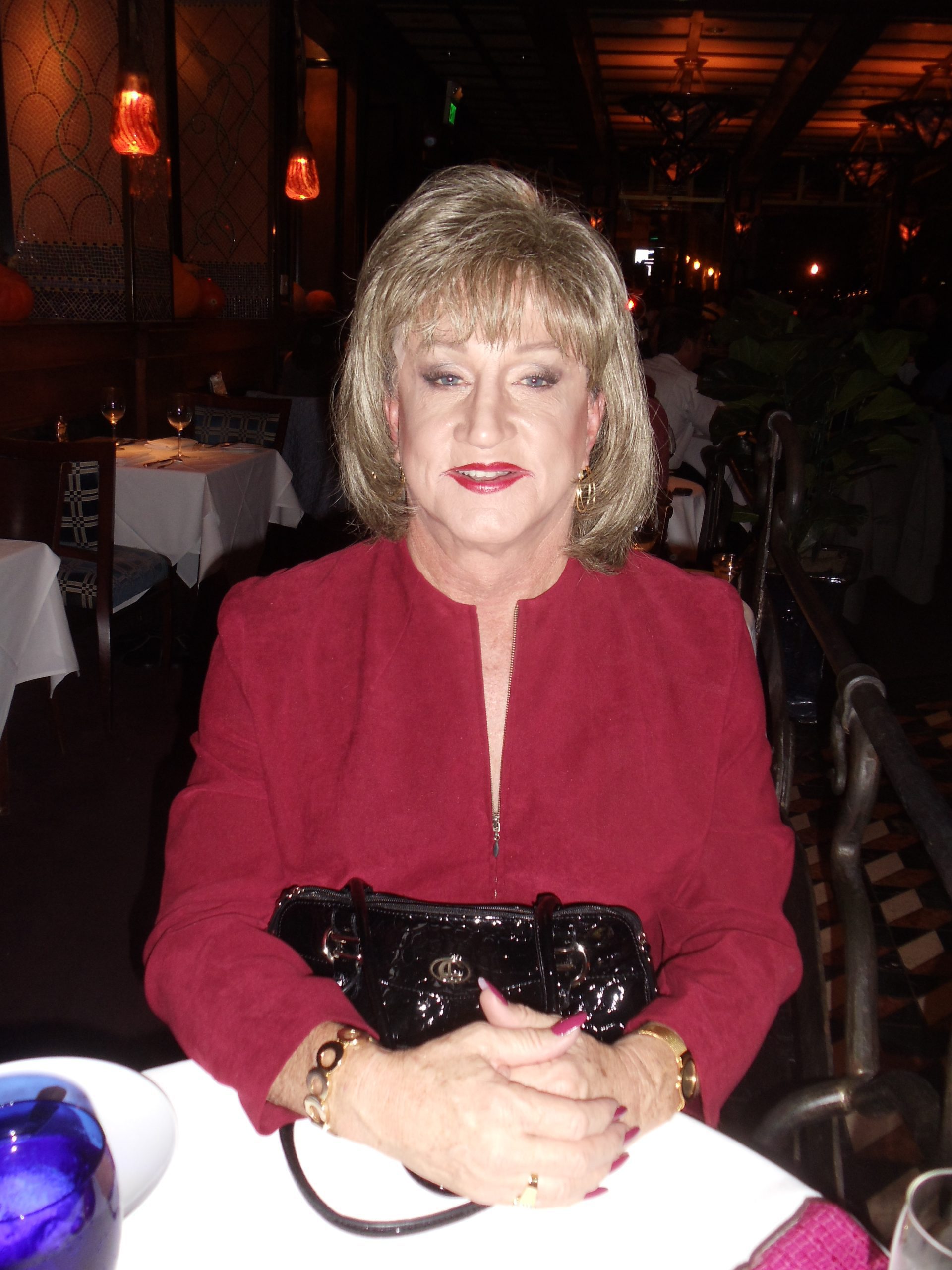 Mature crossdresser Micki Finn in Long Beach California