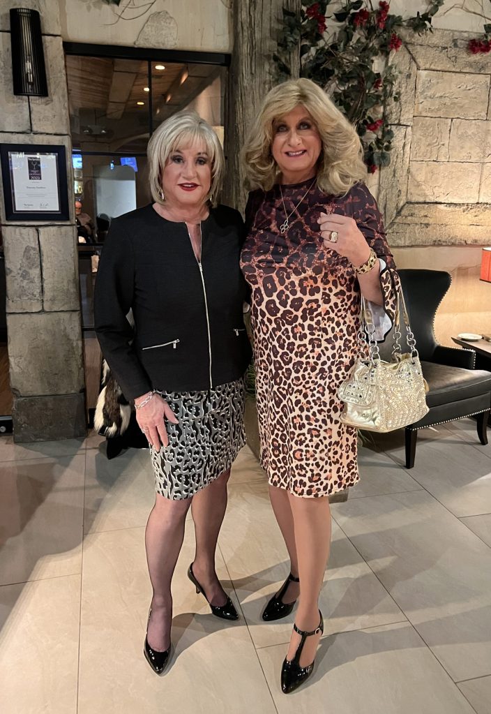 Mature crossdresser Micki Finn in Long Beach California